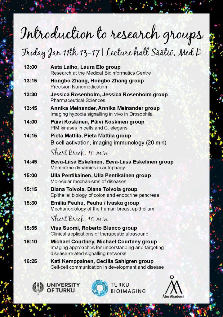 Introduction to research group - Turku Bioimaging