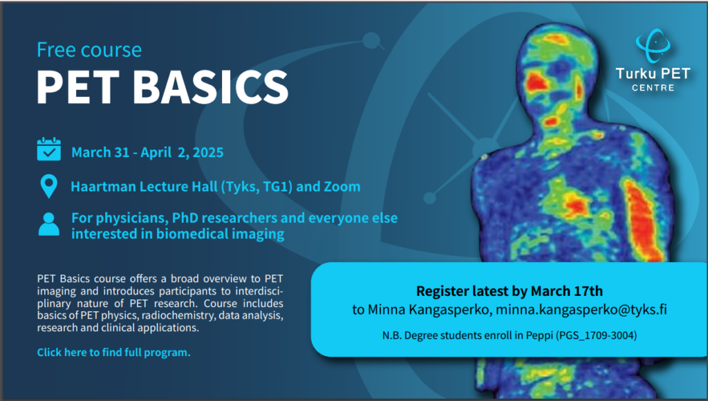 PET BASICS course 2025 - Turku Bioimaging